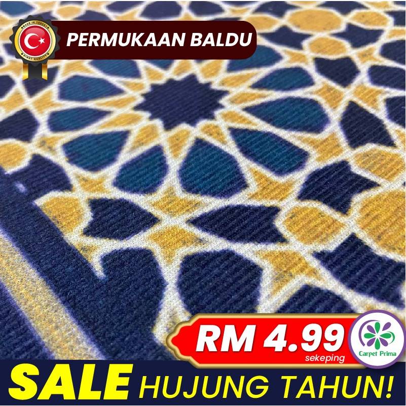 BORONG 100 PCS SEJADAH BALDU TURKEY 90CMX50CM/ BUATAN TURKEY/ SEJADAH ...