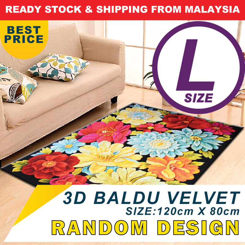 3D BALDU VELVET CARPET FAST SELLING HARGA PALING MURAH HANYA DI KEDAI ...
